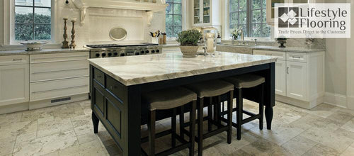 Natural Stone Effect Vinyl Flooring Realistic Stone Exquisite