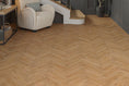 Lusso Genoa Natural Brushed and Lacquered Rustic Herringbone Solid Oak