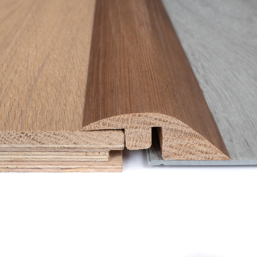 Lusso Smoked Oak Ramp Profile - SS4 - Available Lengths 900mm & 2700mm