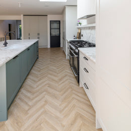 Textures Washed Oak Herringbone TH04 LVT Flooring