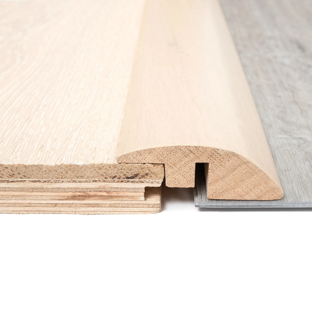 Lusso White Oak Ramp Profile - SS7 - Available Lengths 900mm & 2700mm